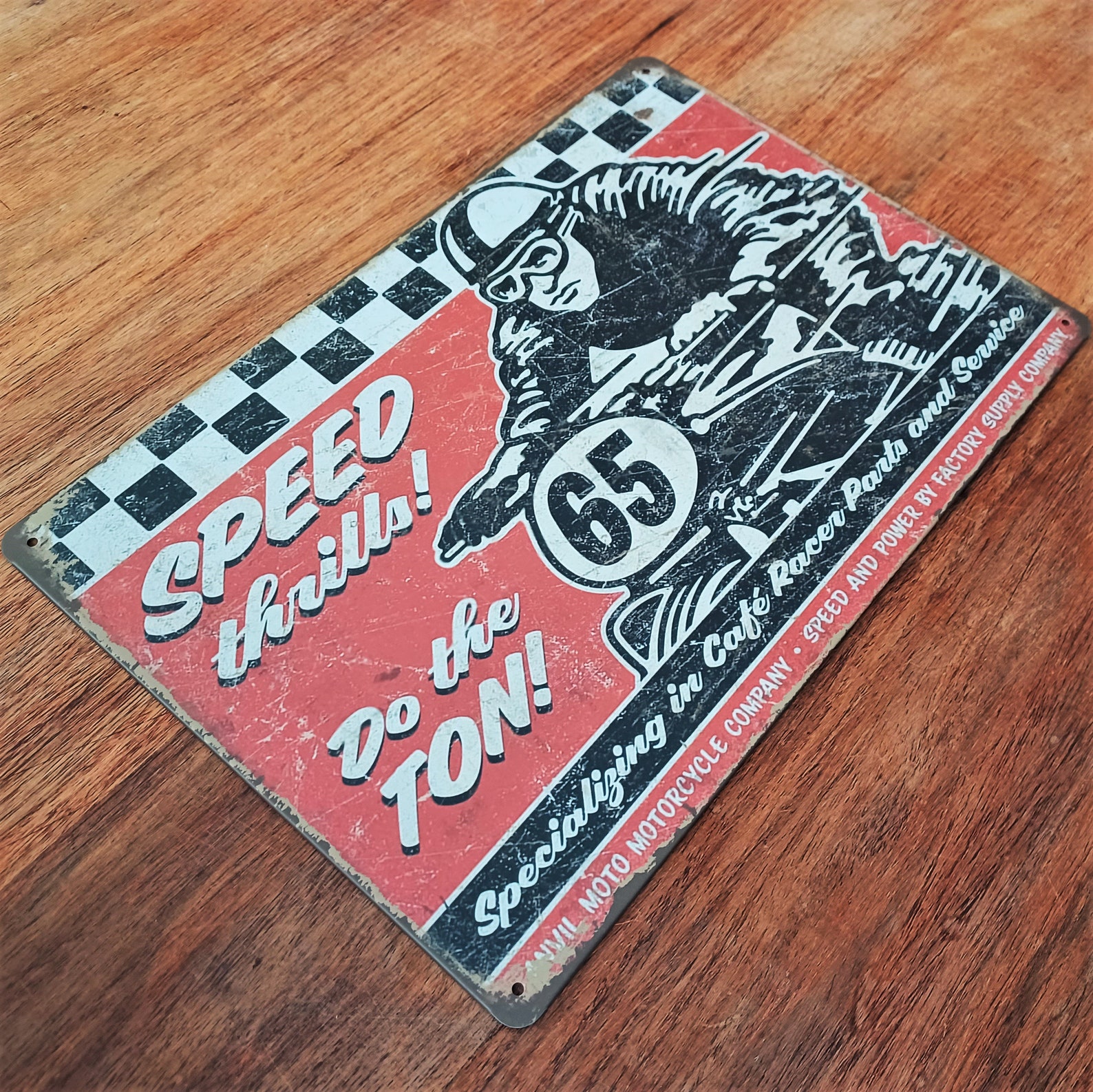 Retro Metal Wall Plaque Vintage Tin Sign 20x30 Cm - Etsy