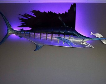 Sailfish Stencil - Etsy