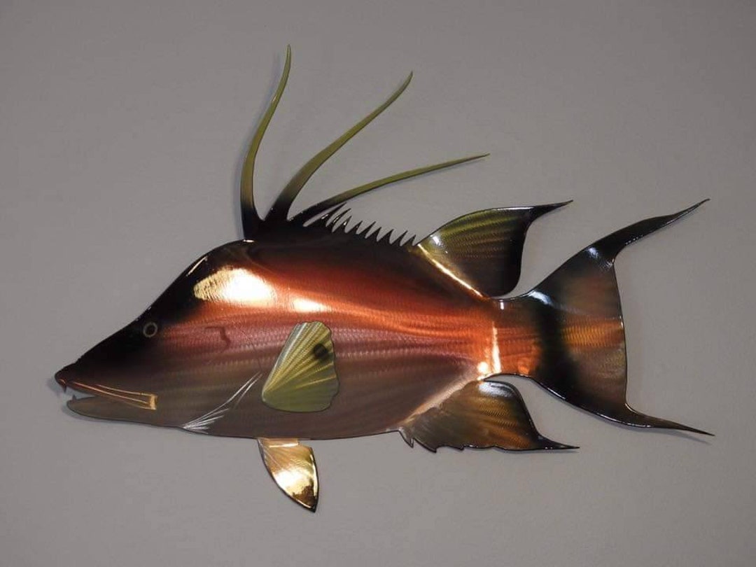 Hogfish: Stunning Handcrafted Metal Wall Art Sculpture, Capturing the ...