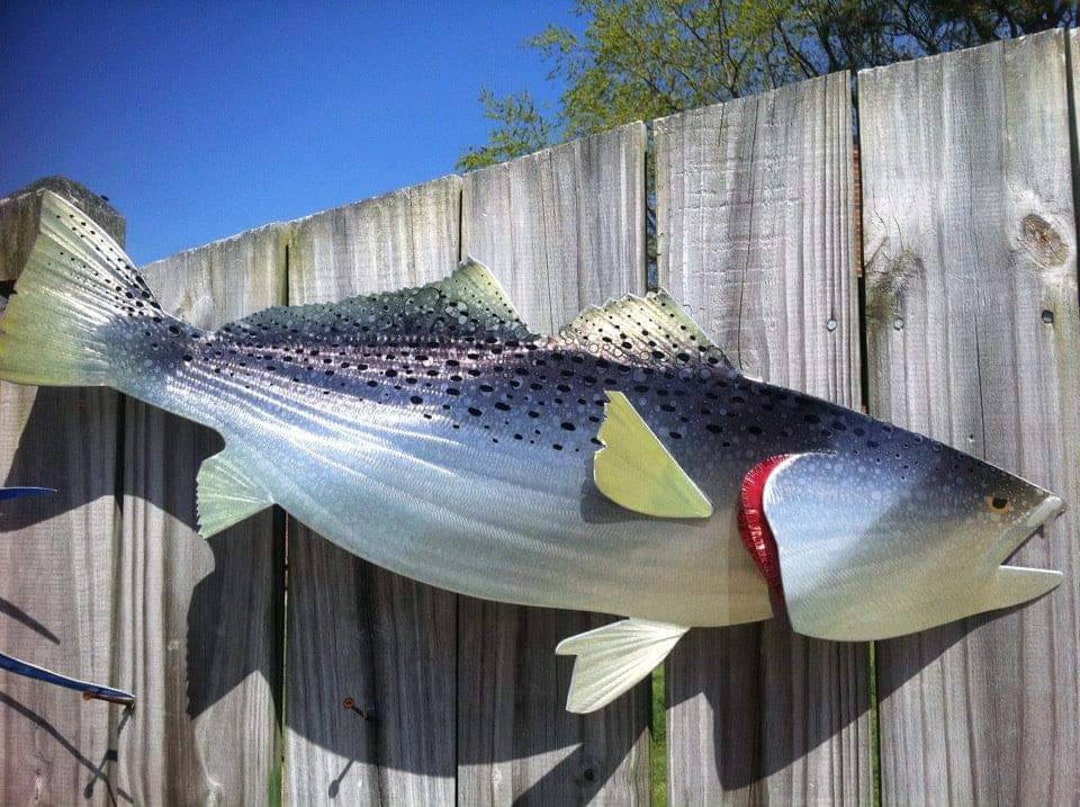 Speckled Trout Original Handmade Metal Wall Art - Etsy