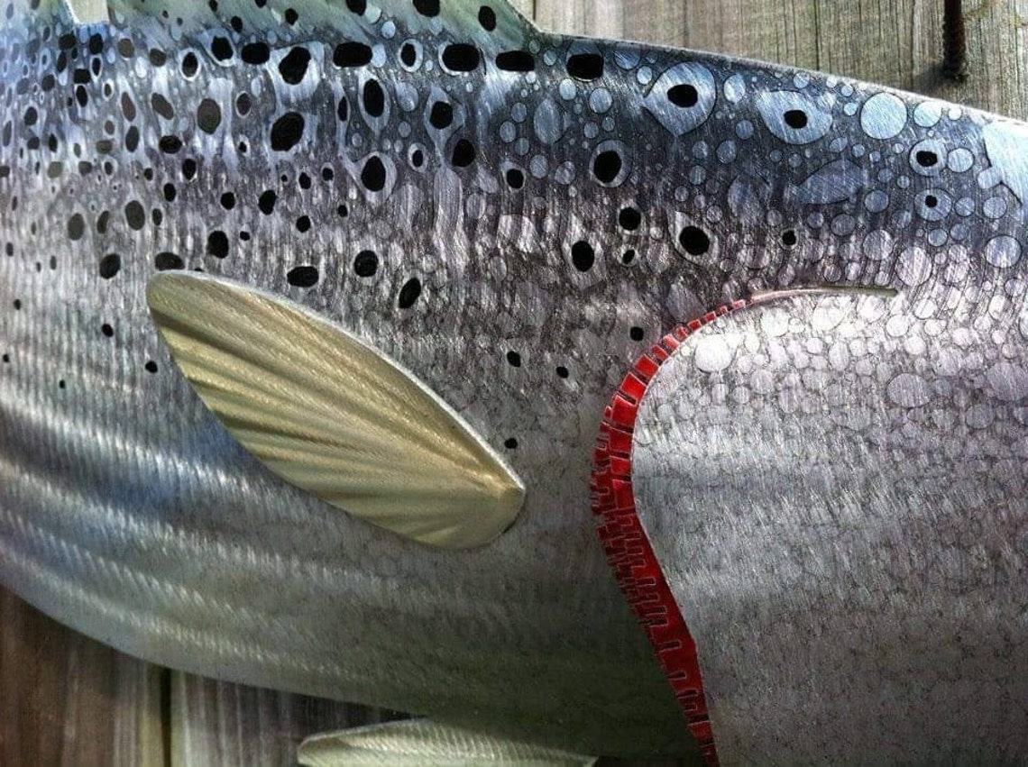 Speckled Trout Original Handmade Metal Wall Art - Etsy