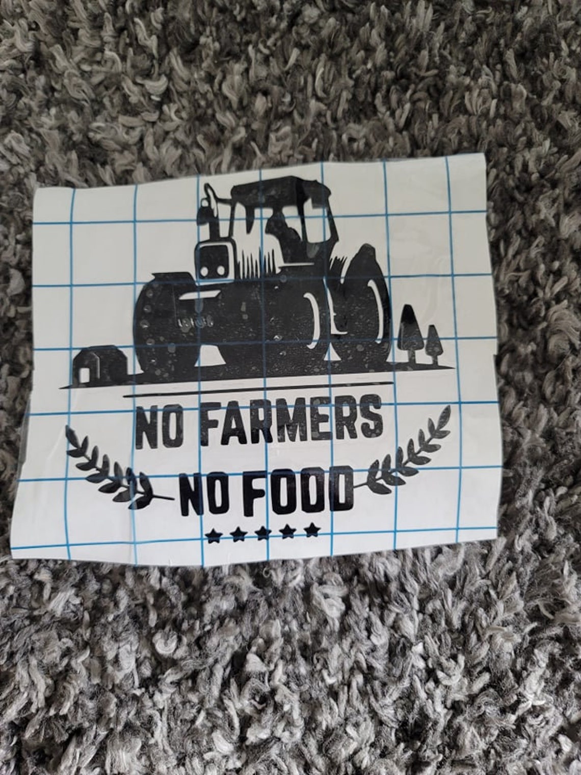 Support Farmers Sticker/ Vinyl Sticker No Farmer No Food - Etsy