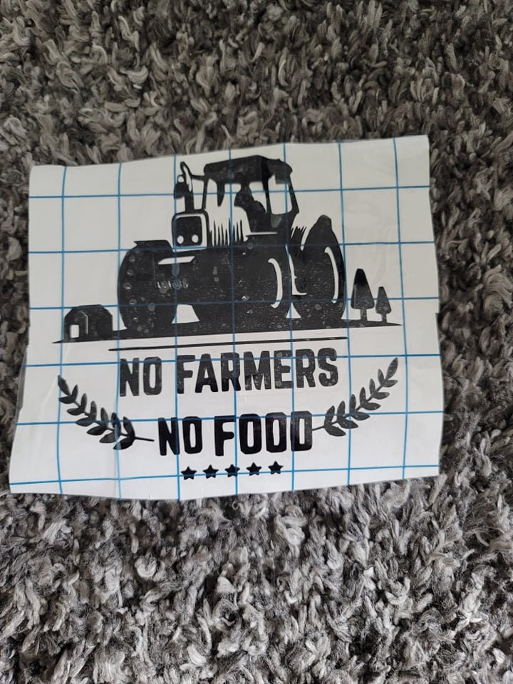 Support Farmers Sticker/ Vinyl Sticker No Farmer No Food - Etsy