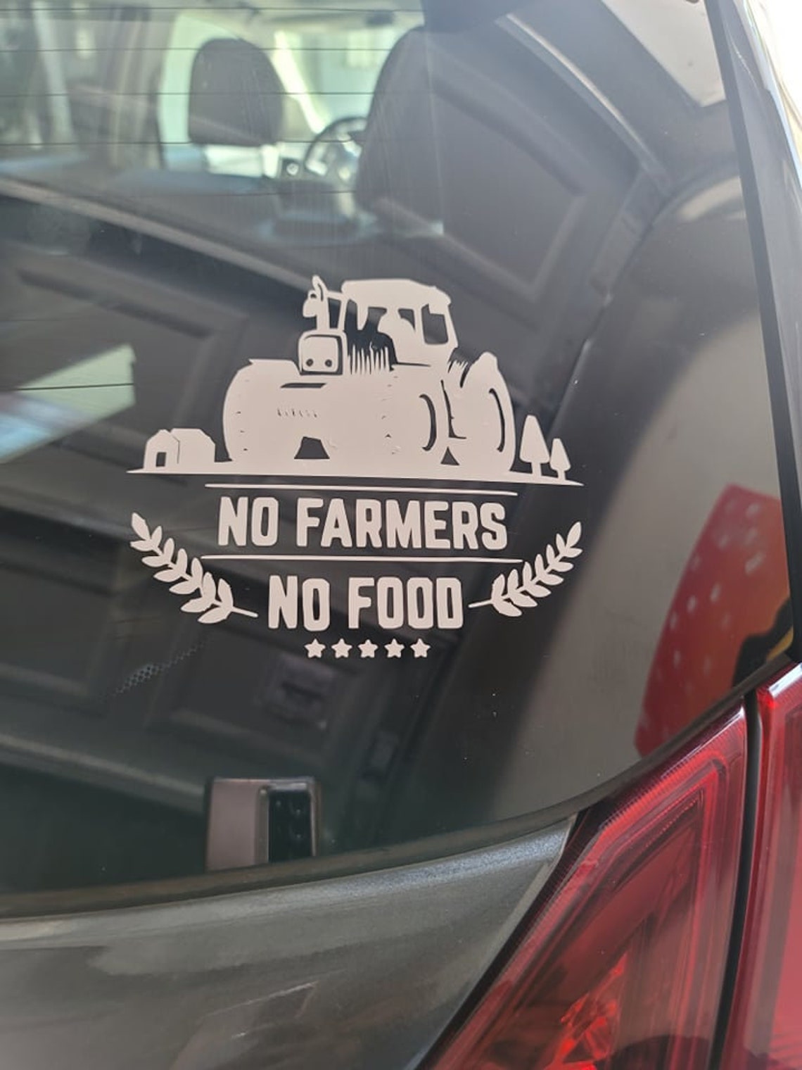 Support Farmers Sticker/ Vinyl Sticker No Farmer No Food - Etsy