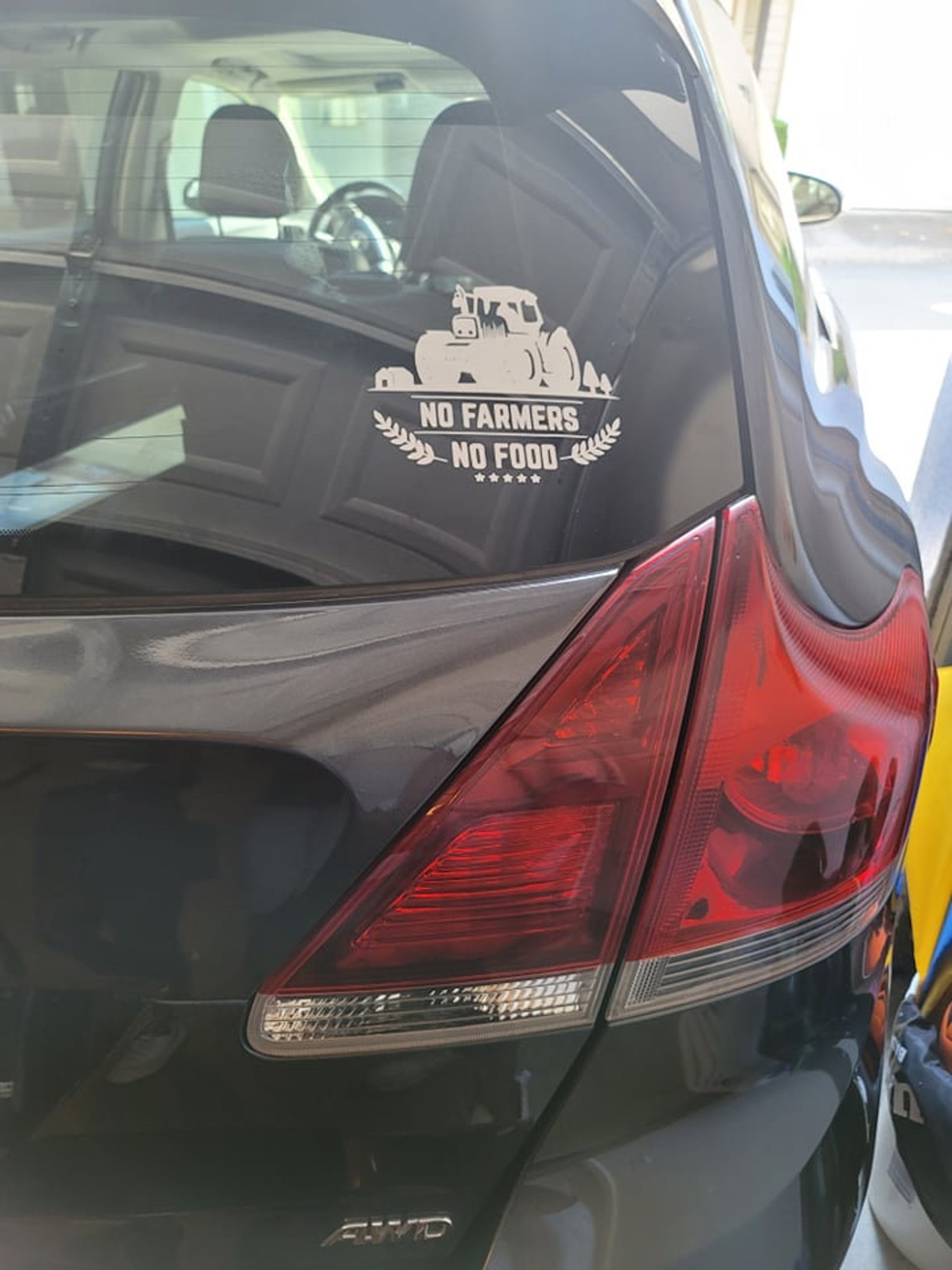 Support Farmers Sticker/ Vinyl Sticker No Farmer No Food - Etsy