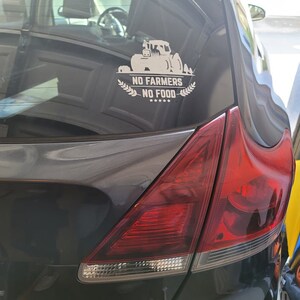 Support Farmers Sticker/ Vinyl Sticker No Farmer No Food - Etsy