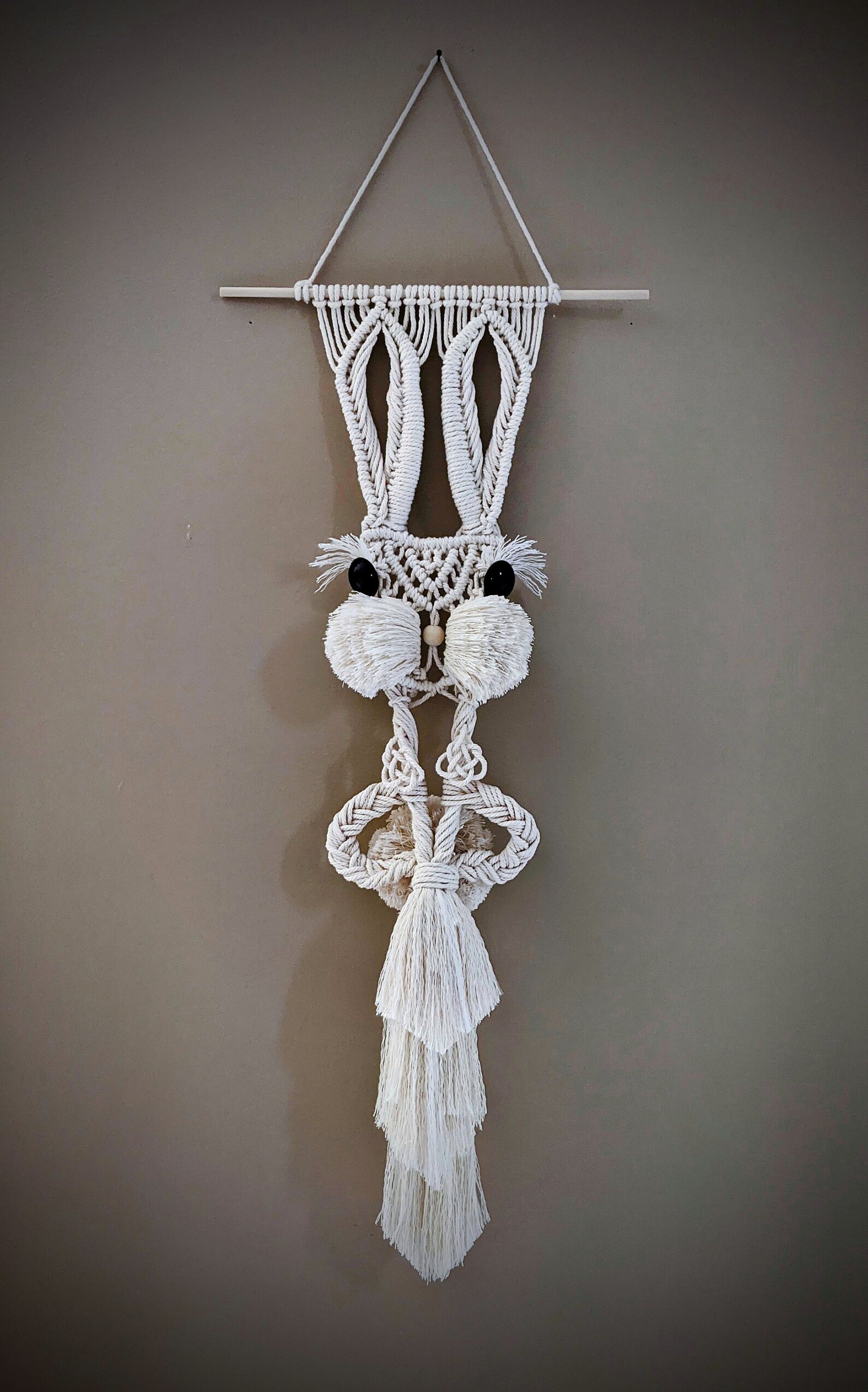 Macrame Bunny Rabbit Tutorial Pattern - Etsy UK