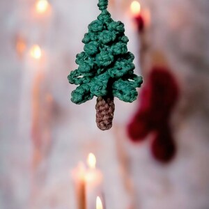 3D Macrame Christmas Tree Tutorial: Holiday Ornament Pattern (PDF ...