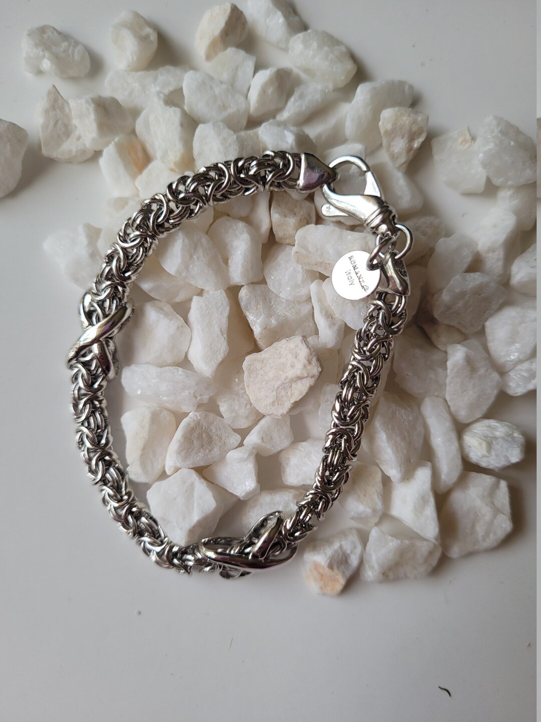 ROMANZA ITALY Interwoven x Station Bracelet / Link - Etsy UK