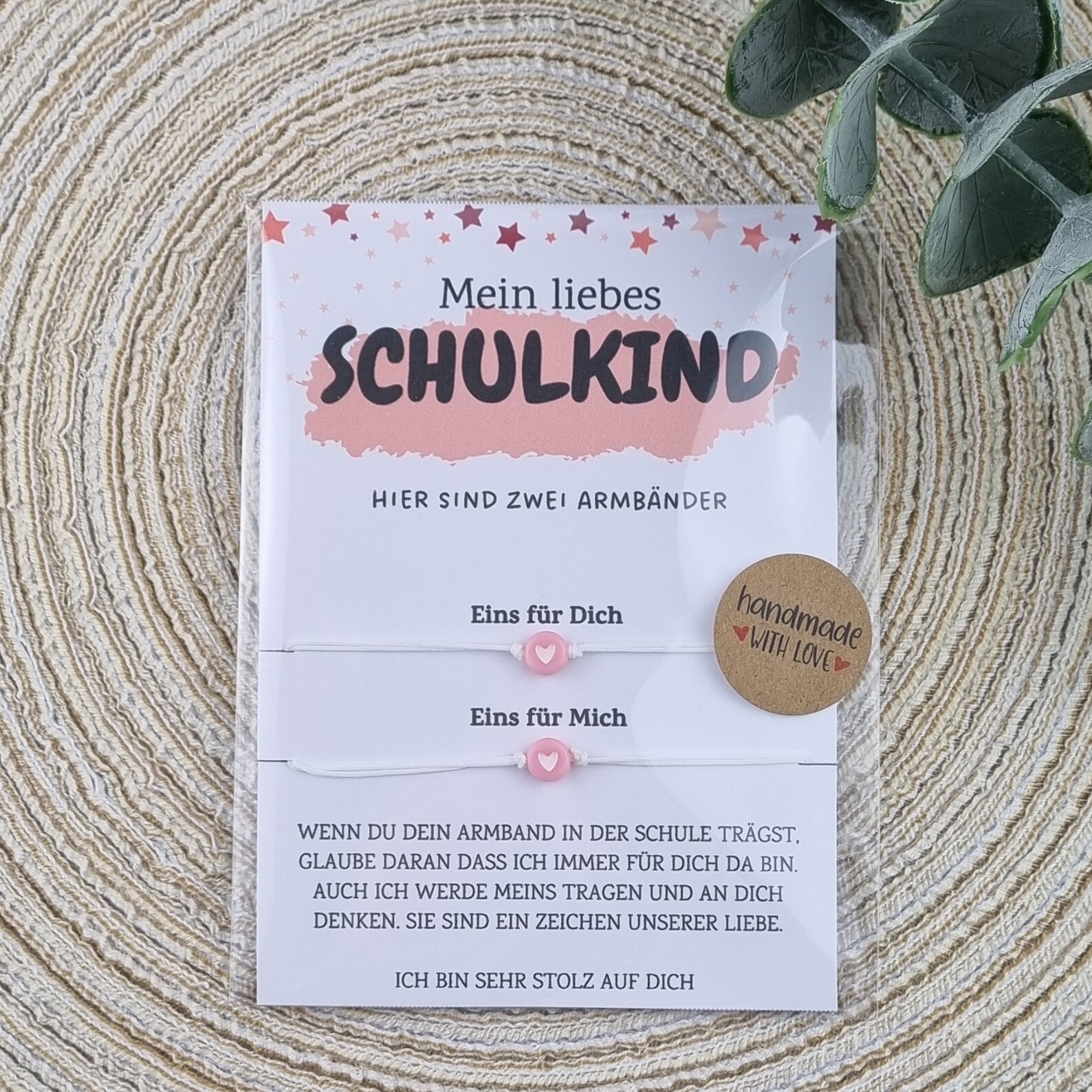 Armband Schulkind I Einschulung I Schulstart - Etsy.de