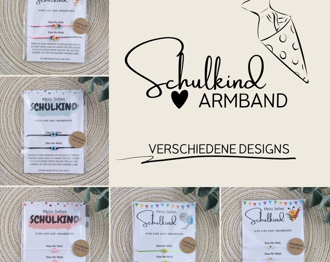 Armband Schulkind I Einschulung I Schulstart - Etsy.de