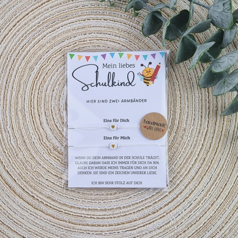 Armband Schulkind I Einschulung I Schulstart - Etsy.de
