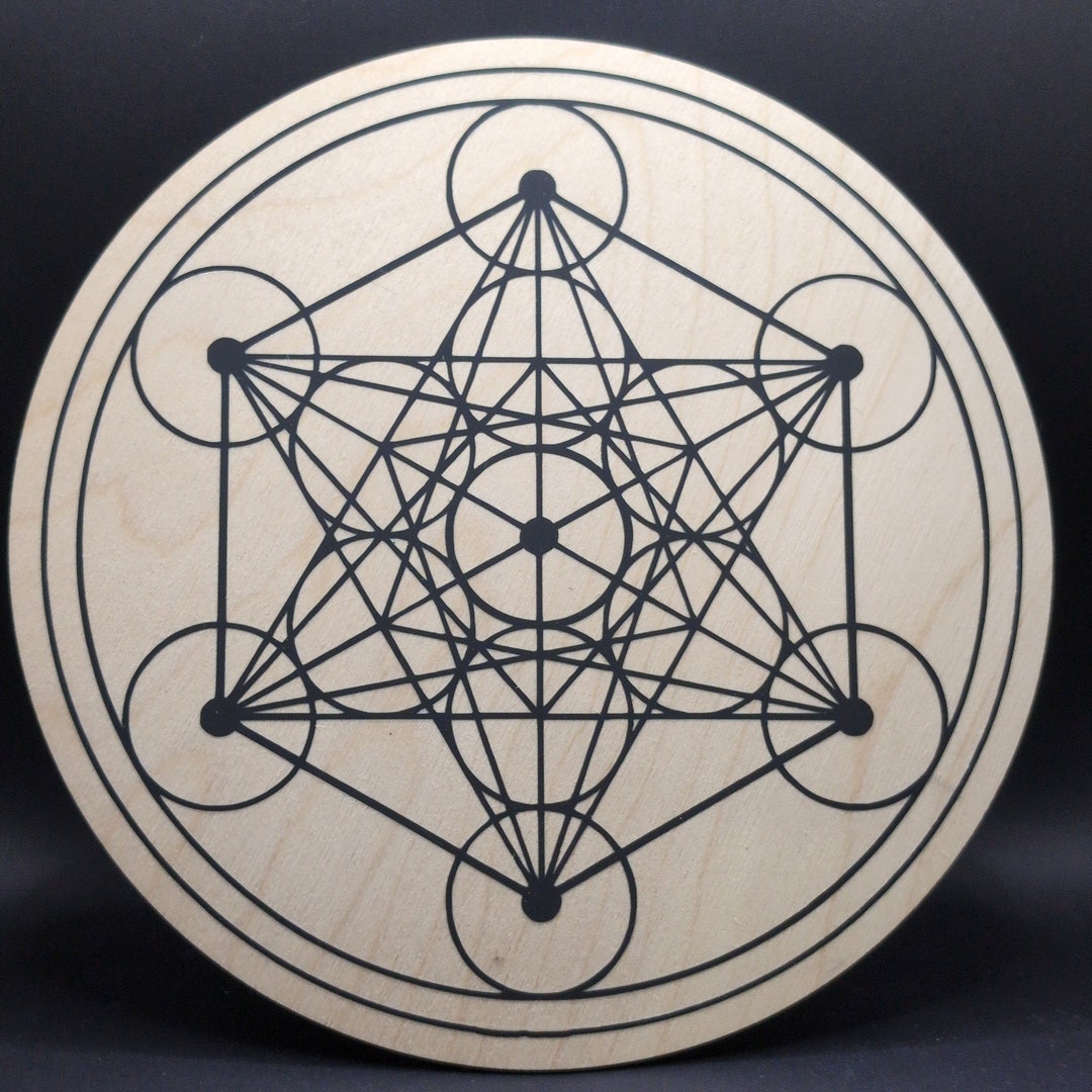 Metatrons Cube 8 Crystal Grid - Etsy