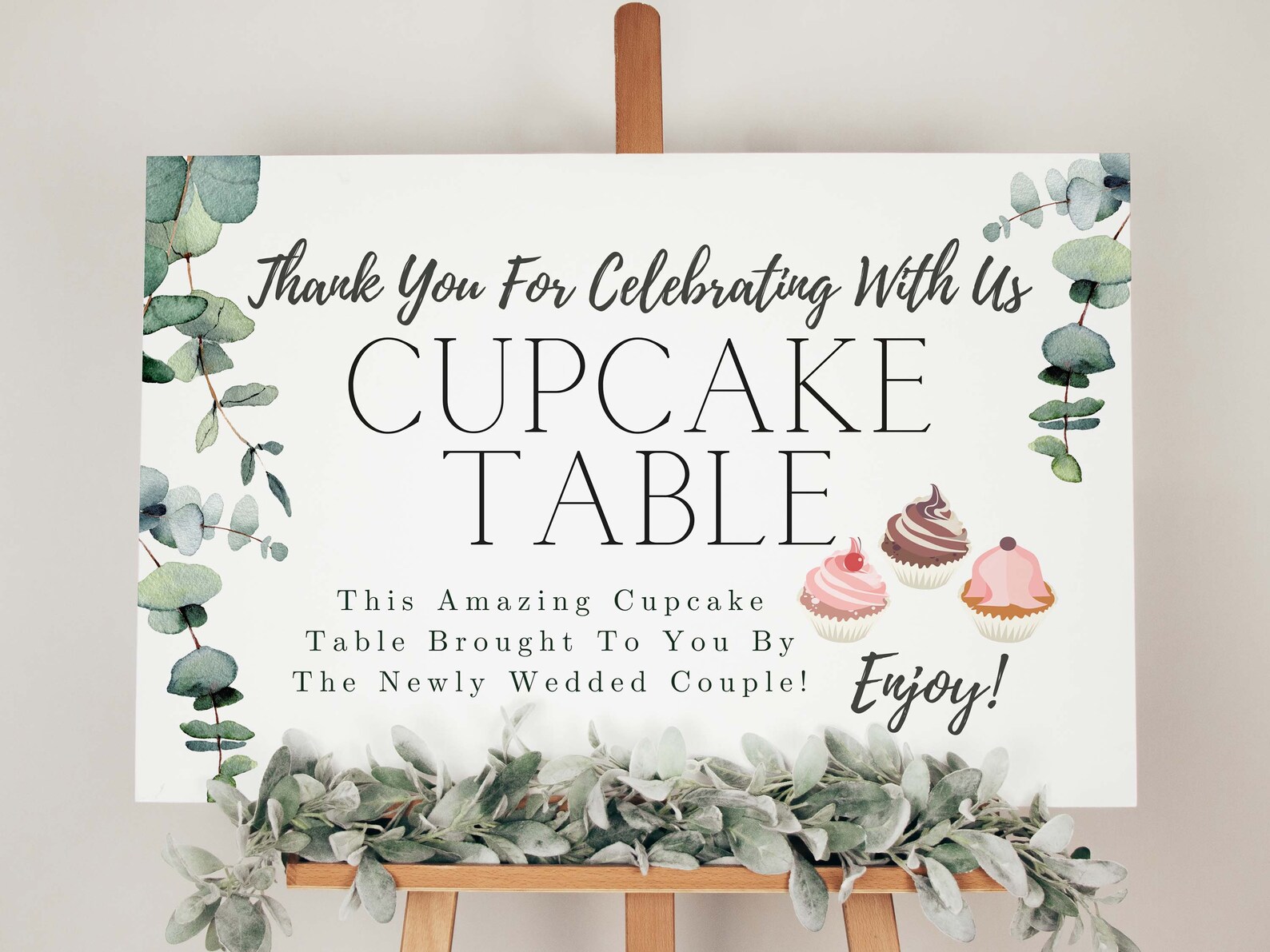 Dessert Table Sign Cupcake Table Sign Wedding Signs Digital Download ...