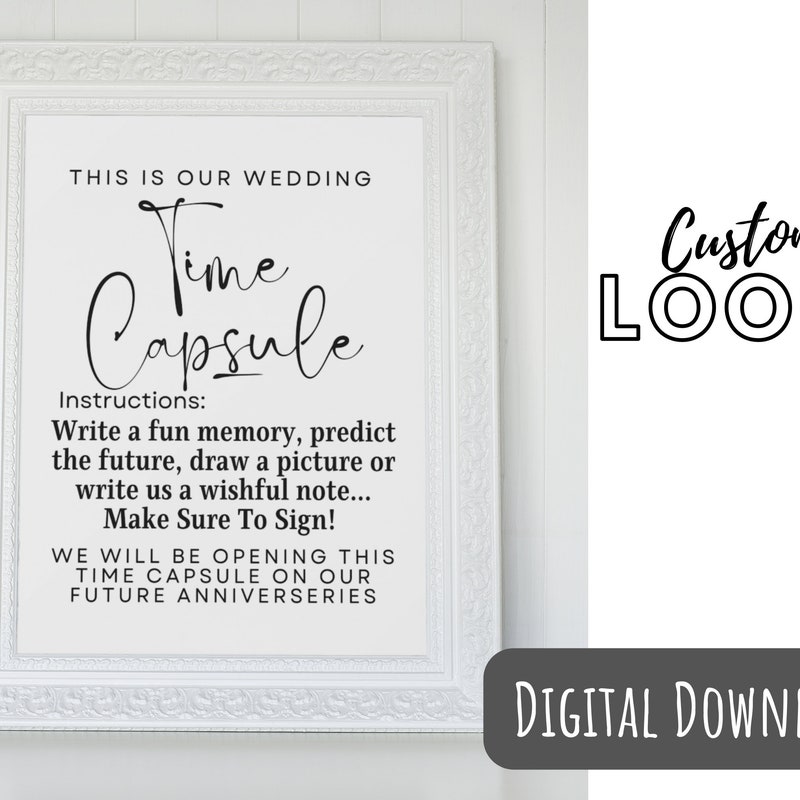 Wedding Time Capsule - Etsy