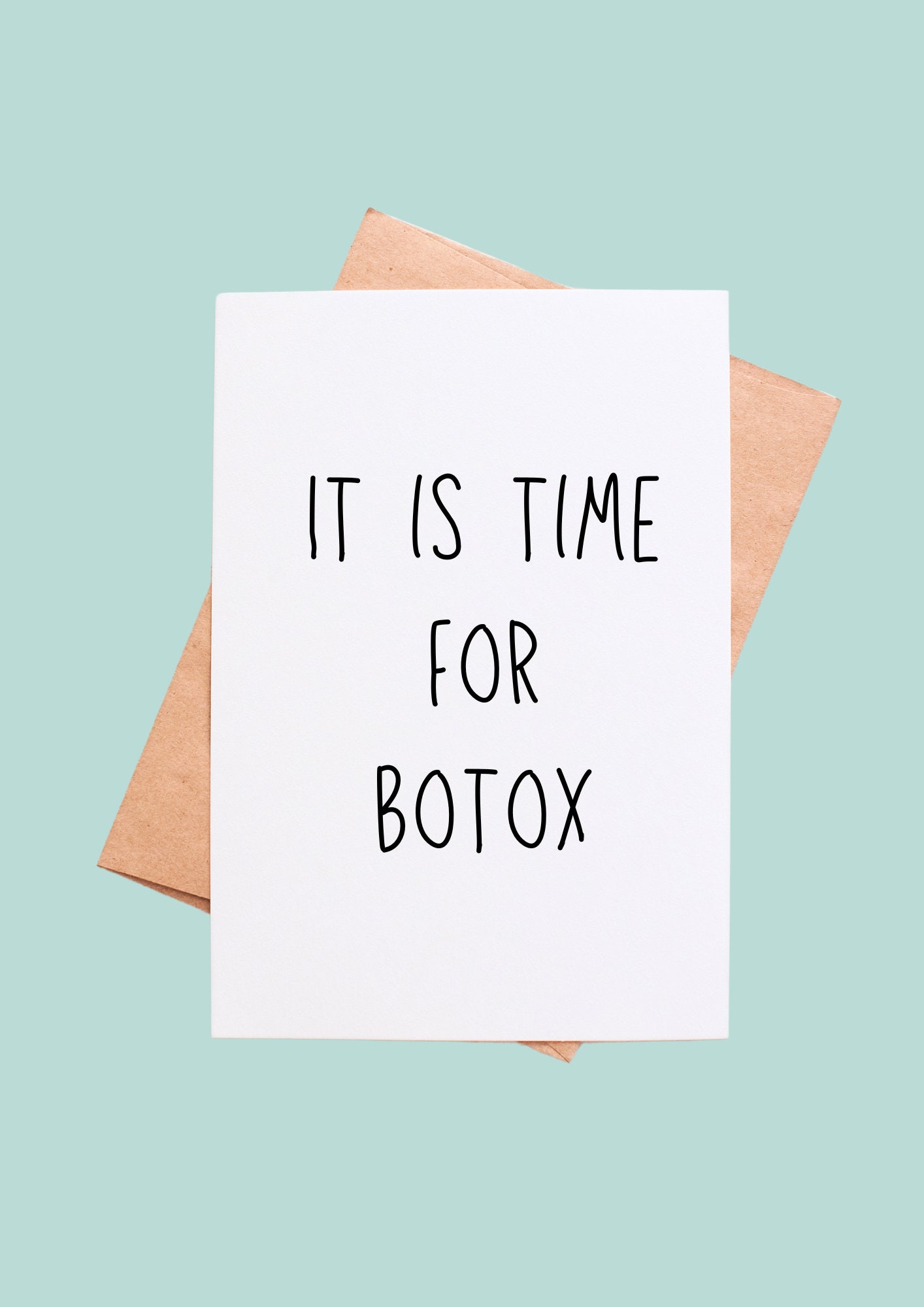 It is Time for Botox Funny Birthday Card - Etsy