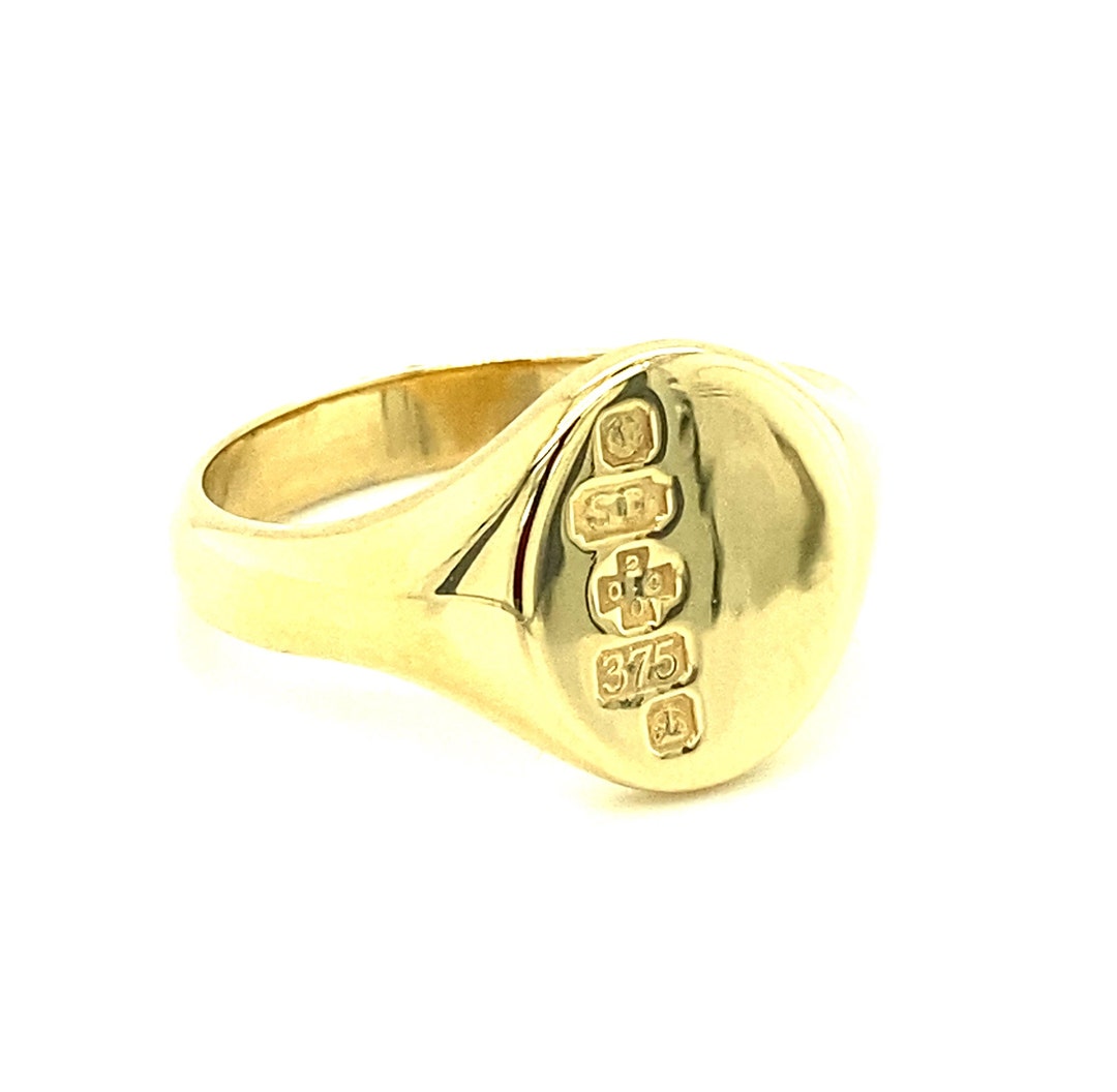 Millenium Signet Ring - Gold Signet Ring - Collectors Signet Ring - 9ct ...