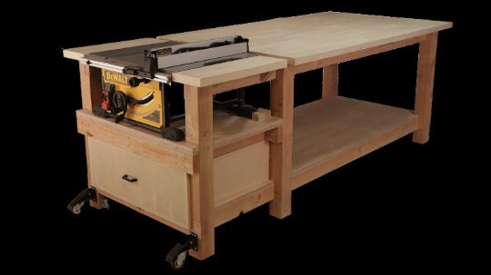 Table Saw Workbench Plan Metric Version - Etsy