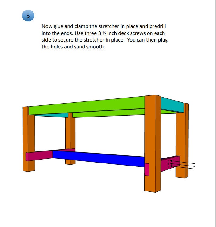 Outdoor Table Build Plan - Etsy