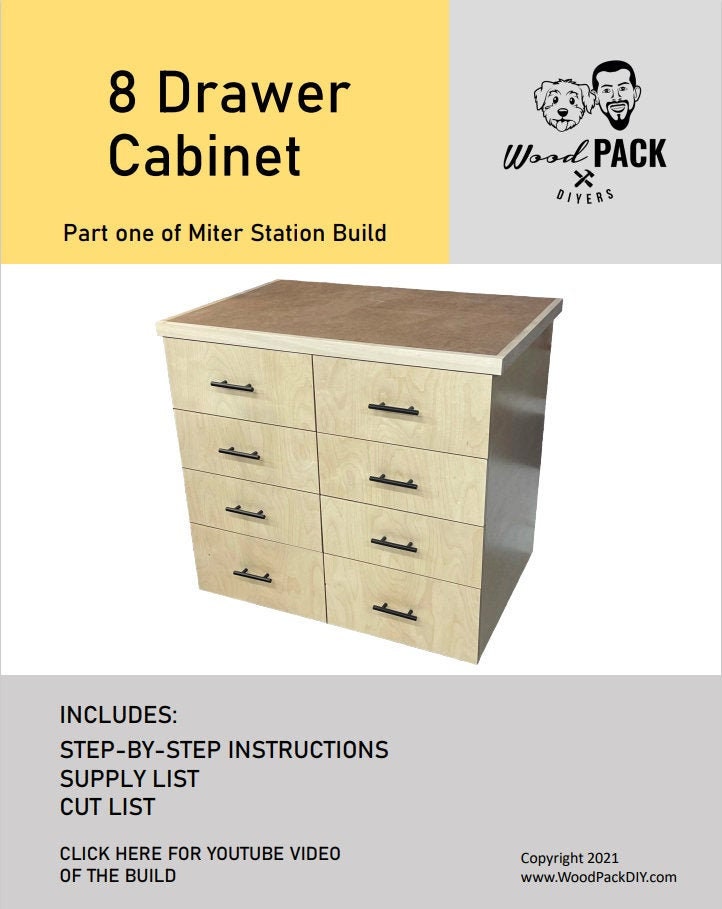 Workshop Cabinet Plans - Etsy
