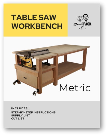 Table Saw Workbench Plan Metric Version - Etsy