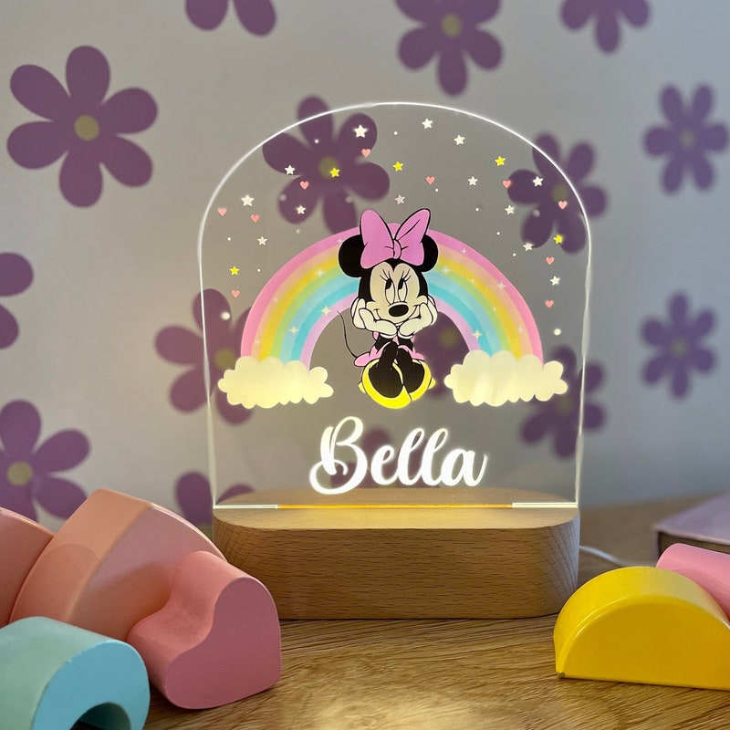 Minnie Mouse Lamp - Etsy