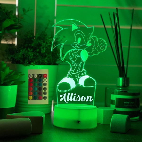 Sonic Night Light - Etsy