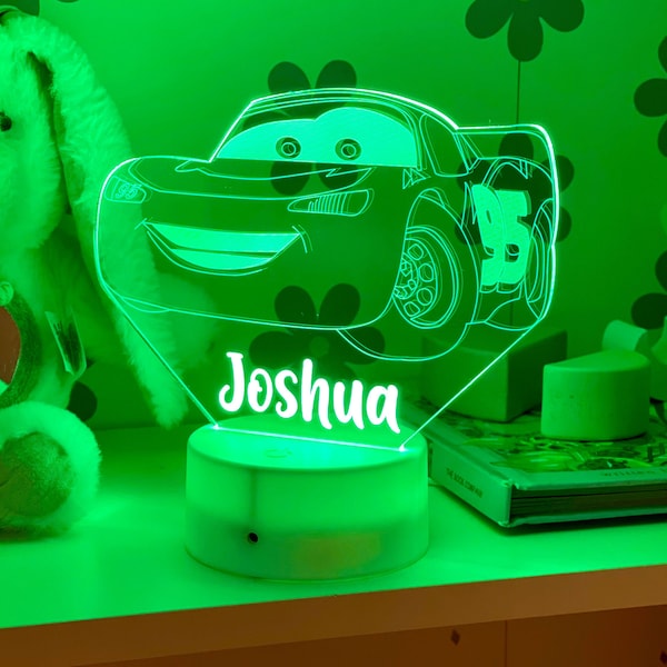 Lightning Mcqueen Lights - Etsy