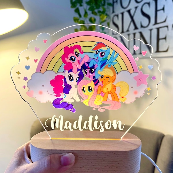 My Little Pony Night Light - Etsy
