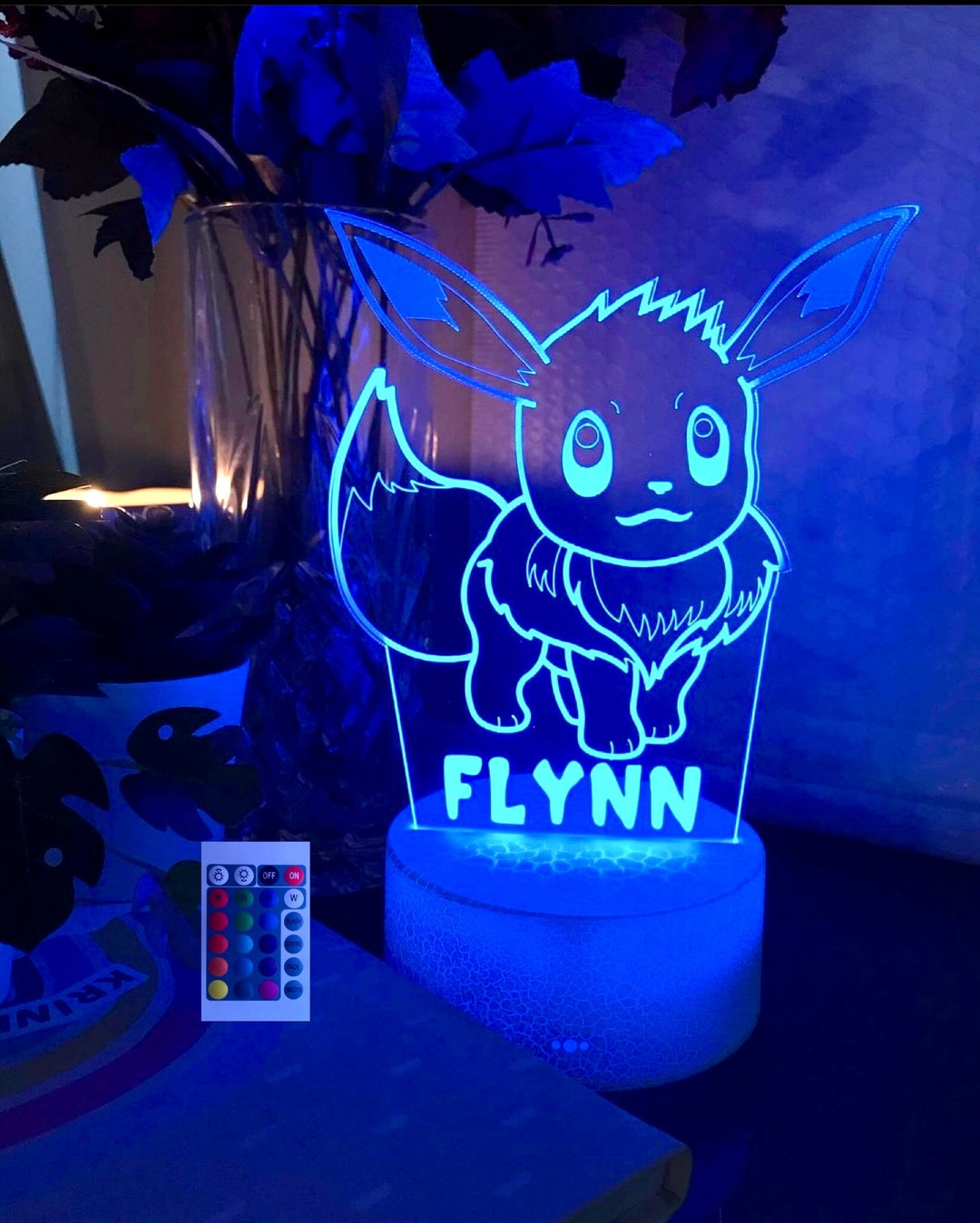 Personalised EEVEE Night Light Perfect Christmas Gift Idea Multi ...