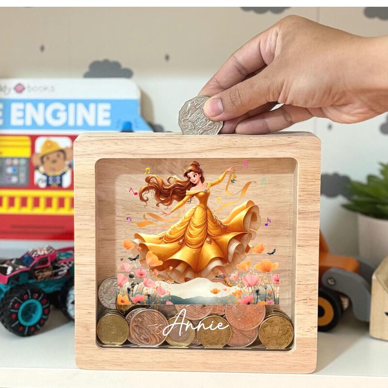 Princess Piggy Bank - Etsy