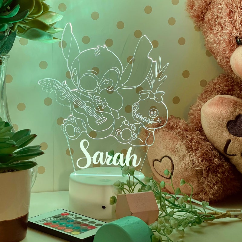 Stitch Led Night Light - Etsy