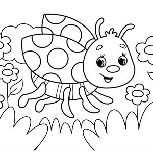 Cute Mini Animals Coloring Pages for Kids Childrenprintable - Etsy