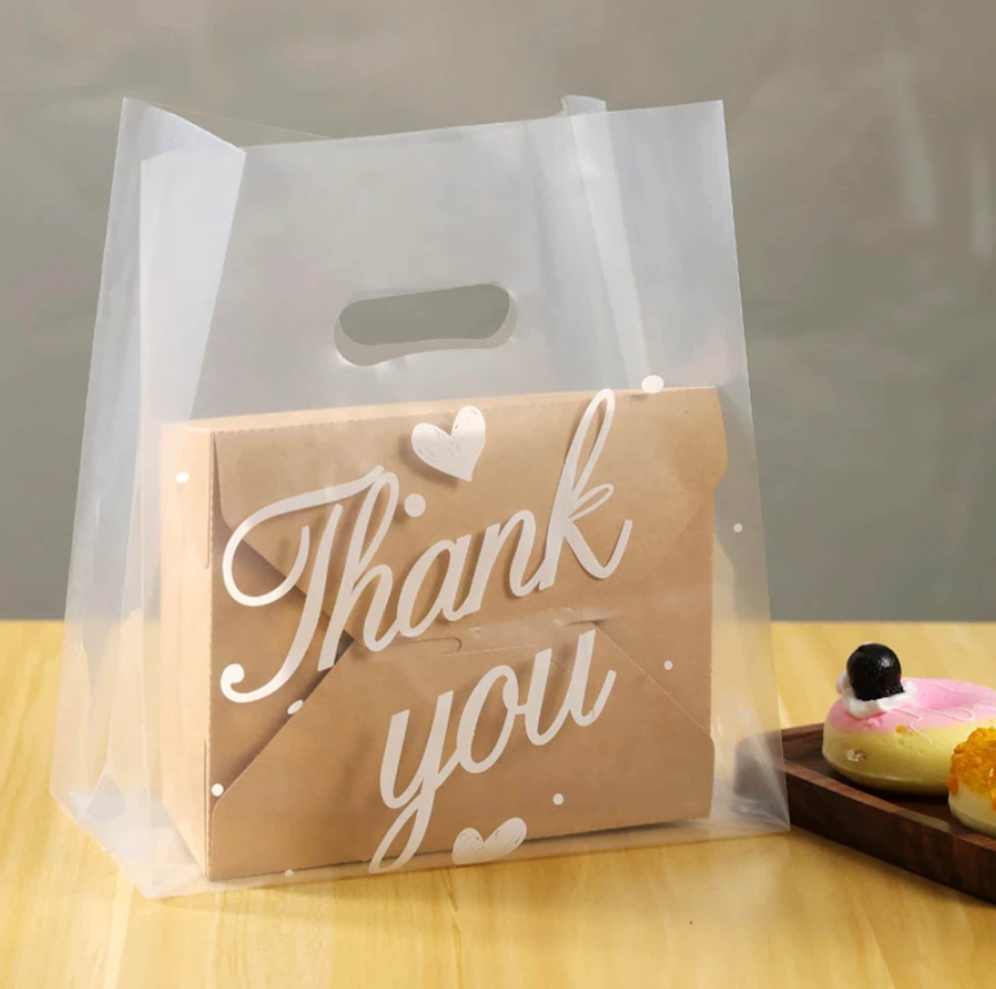 100x Thank You PVC Plastic Bags Wedding Party Baby Shower - Etsy UK