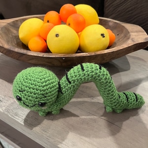 Plush Inchworm Amigurumi Crochet Animal - Etsy