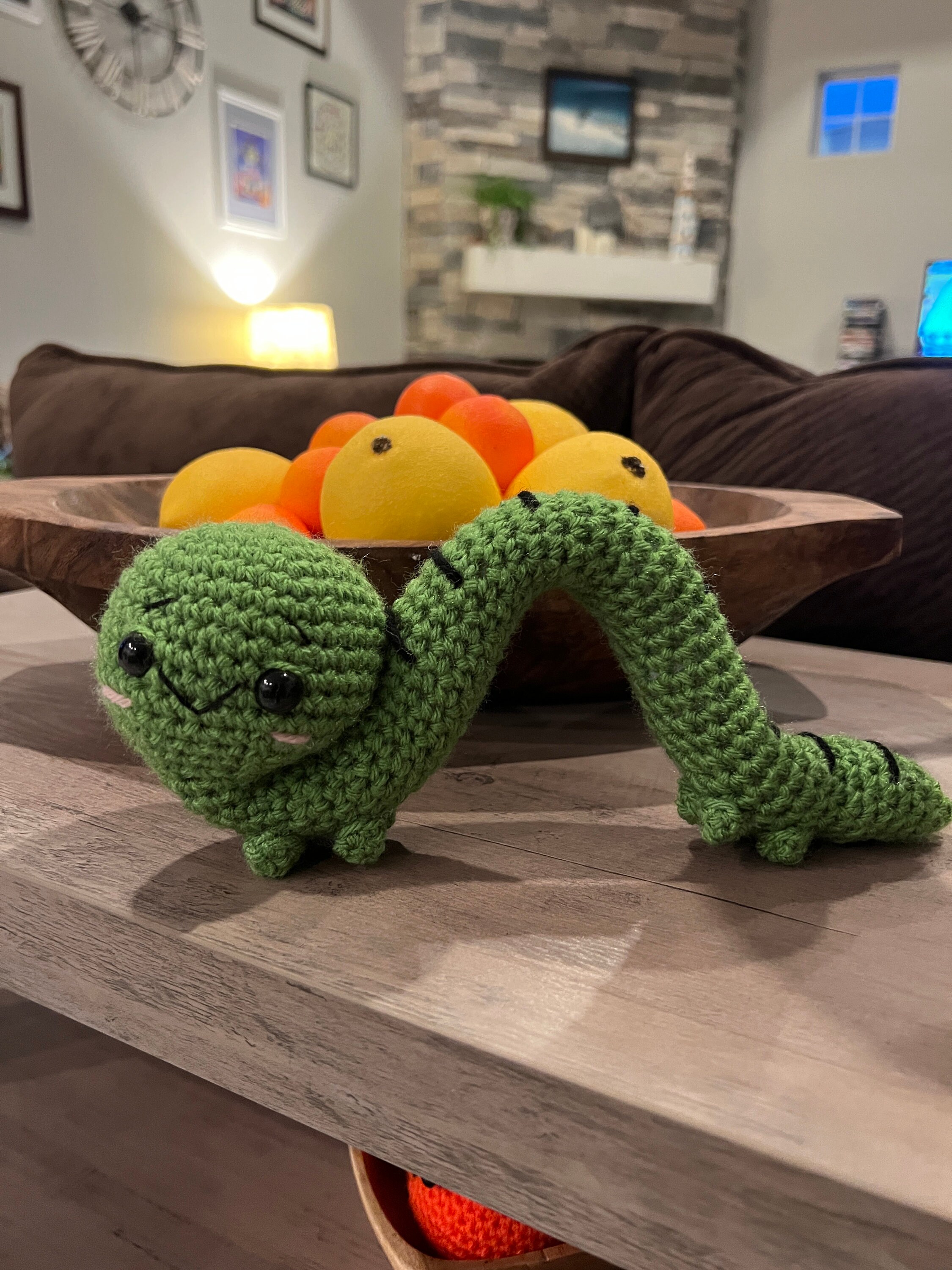 Plush Inchworm Amigurumi Crochet Animal - Etsy