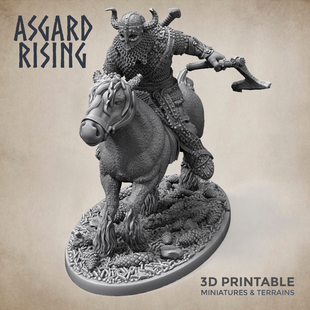 Asgard Rising Norse Mounted Chieftain Raider Viking or Rider of Rohan ...