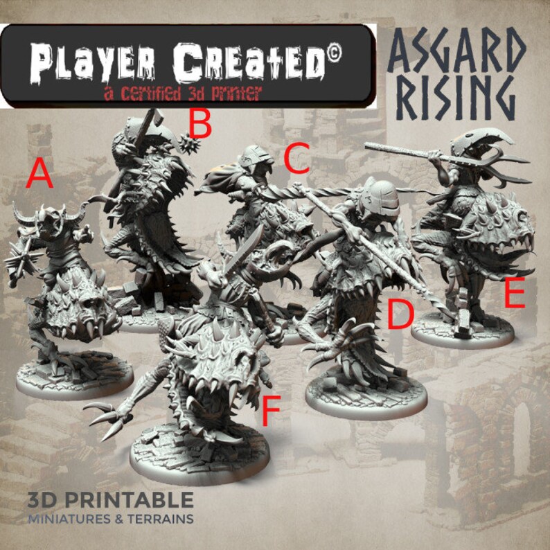 Asgard Rising Goblin Armored Trollhound Riders Modular Six (6) Night ...