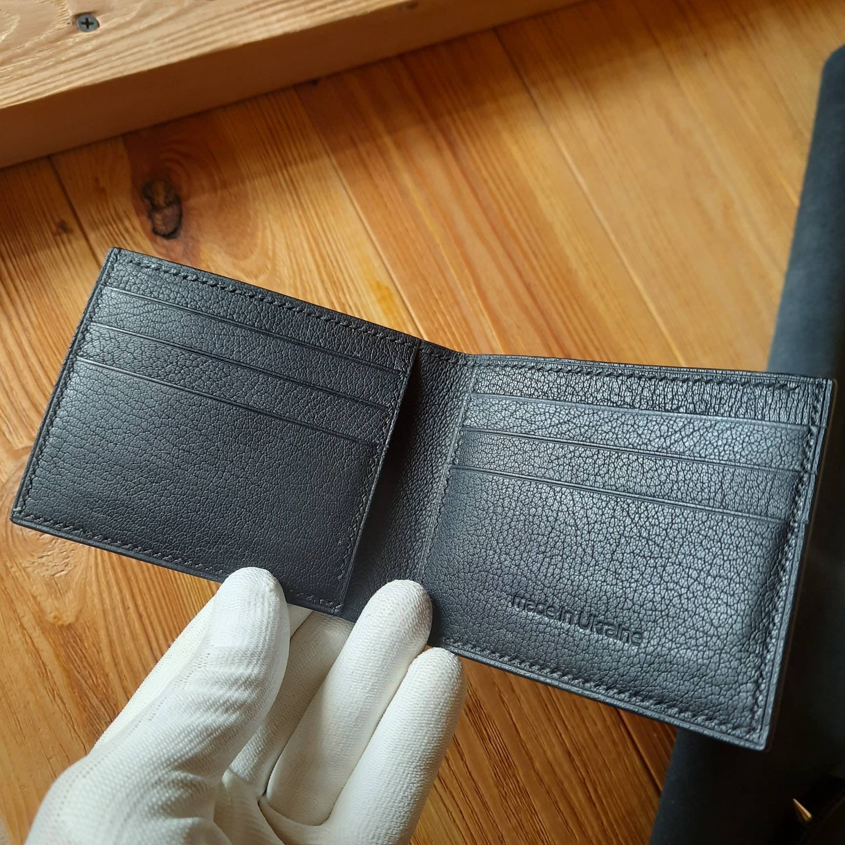 Black Luxury Bifold Wallet Stylish Man Wallet of Lizard Skin Exotic ...