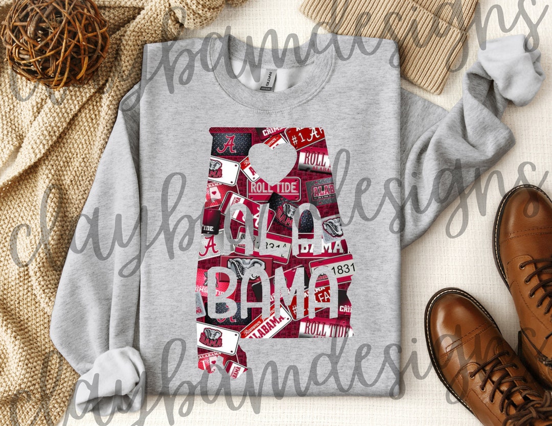Alabama Png, Roll Tide Png, Football Png, Cute State Alabama Design Png ...