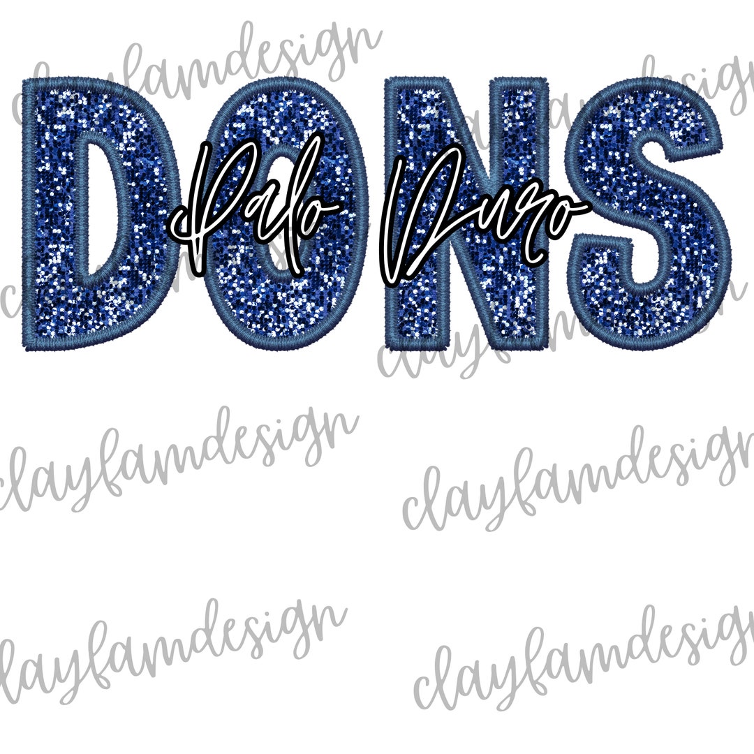 Faux Embroidery Faux Sequins PNG, Palo Duro Dons, Amarillo Tx ...