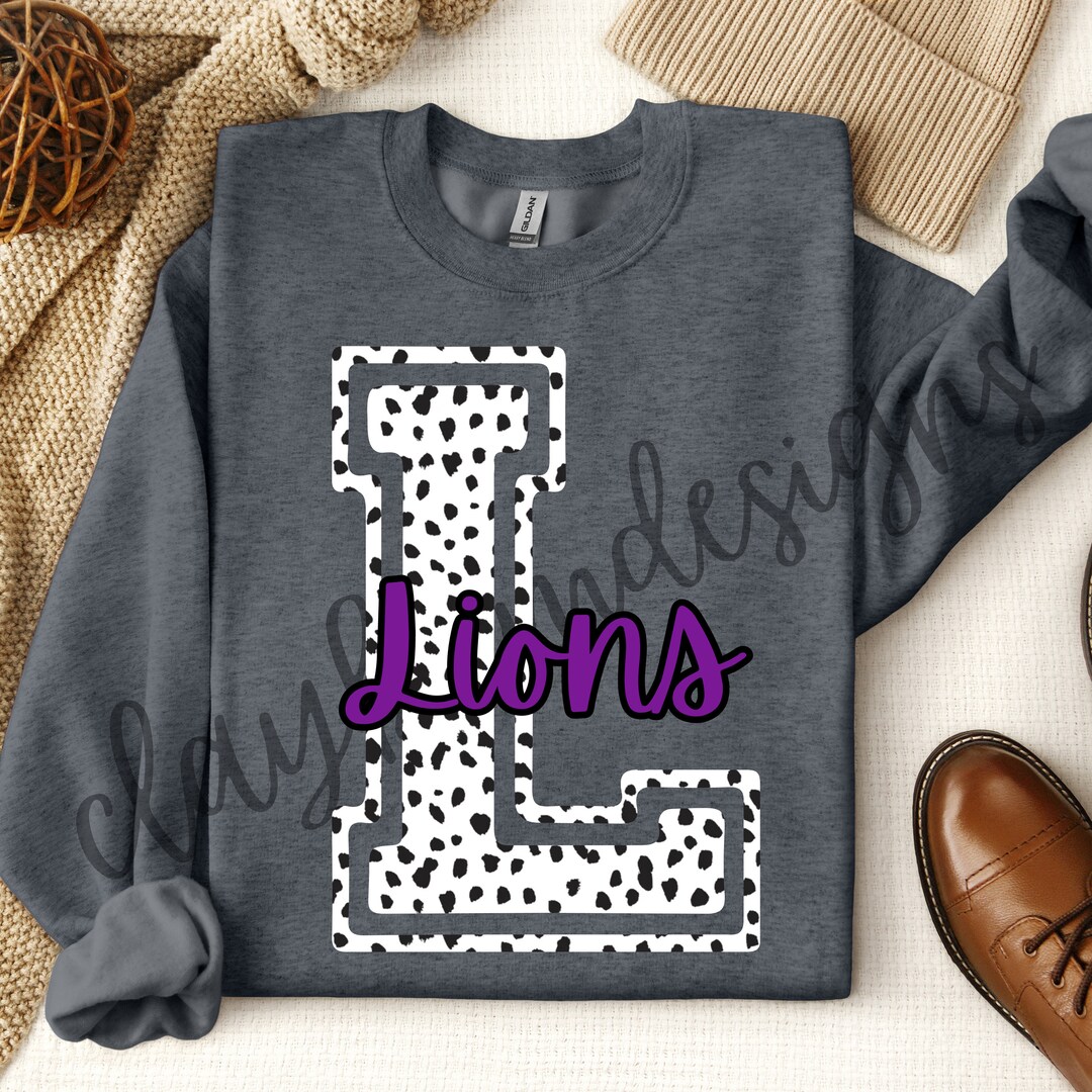 Lions Png, Dalmation Print Png, Mascot Lions Png - Etsy