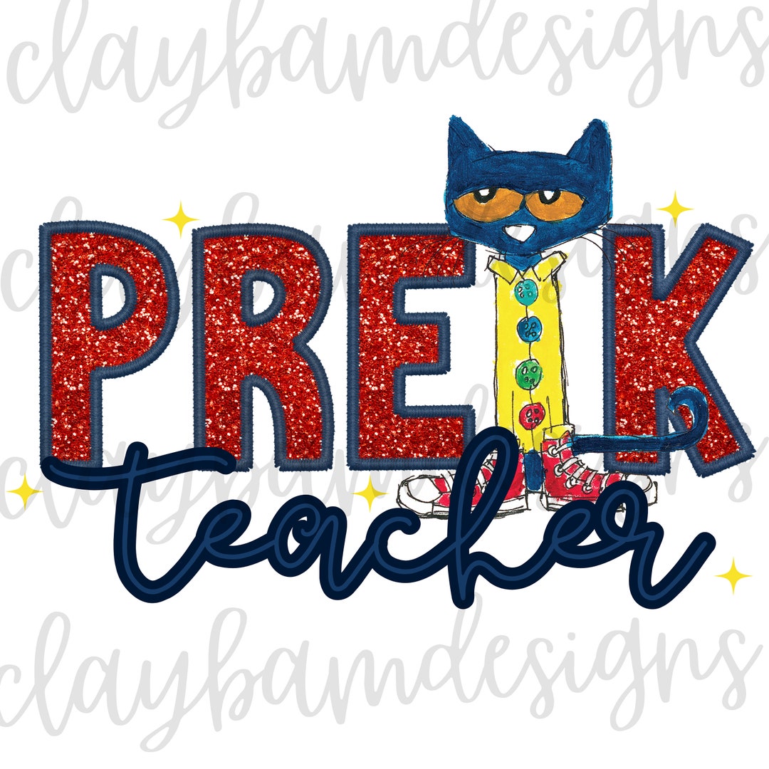 Pete the Cat Png, Pre-k Teacher Png, Pete the Cat Pre-k Png, Pre-k Png ...