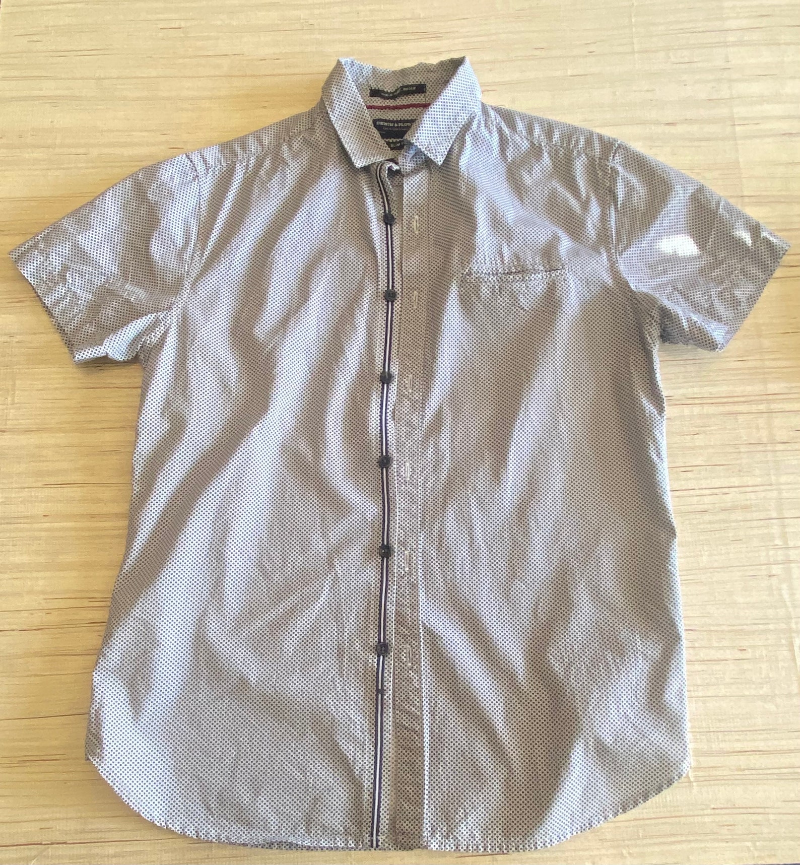 Too Rad to Be Sad Smiley Face Upcycled Button up Shirt - Etsy