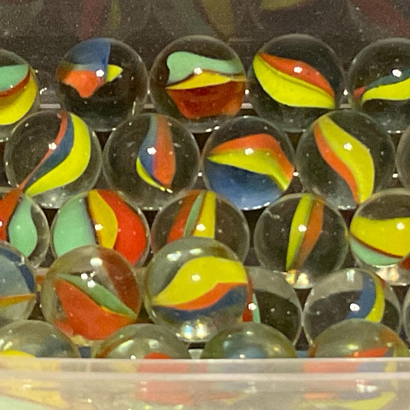 Antique Marbles - Etsy