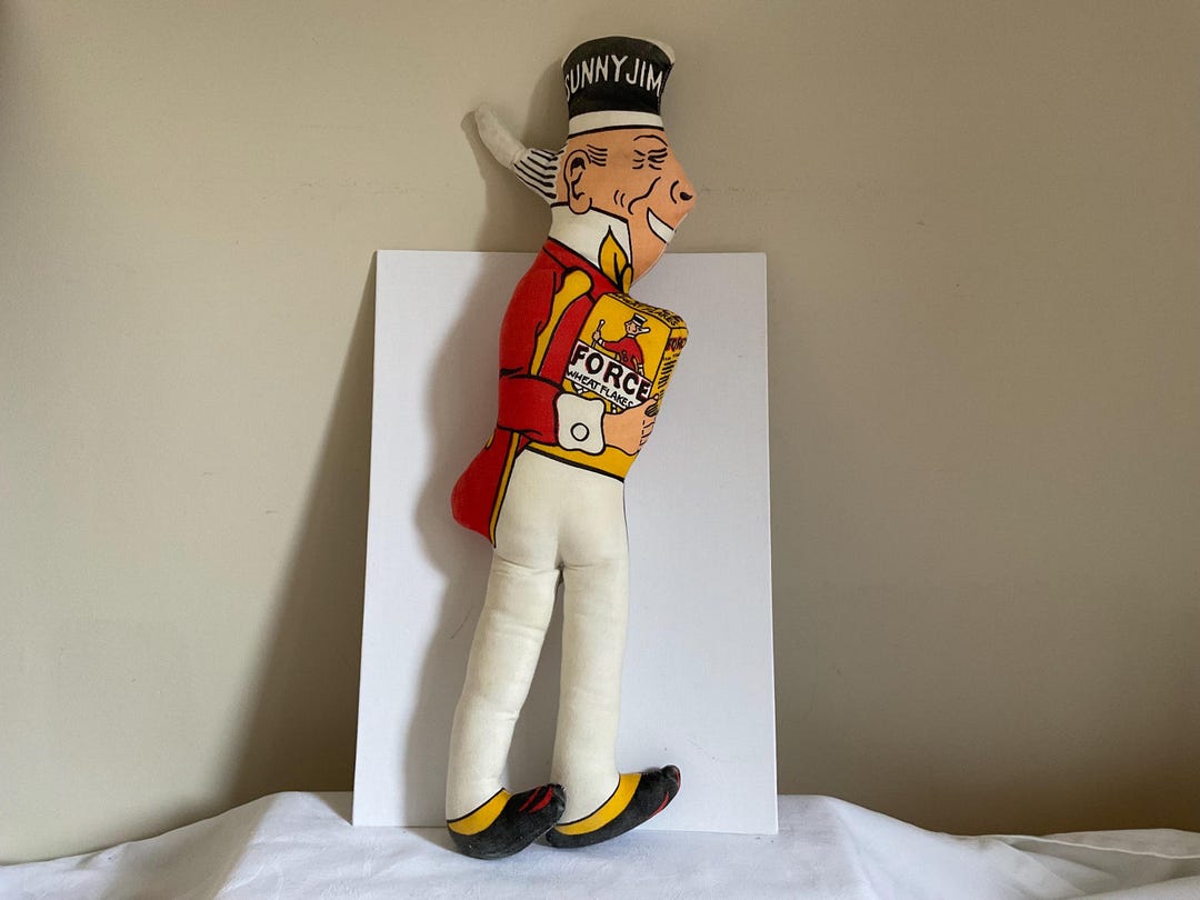 Vintage Sunny Jim Cloth Doll, Force Wheat Flakes Advertising, 1960s - Etsy