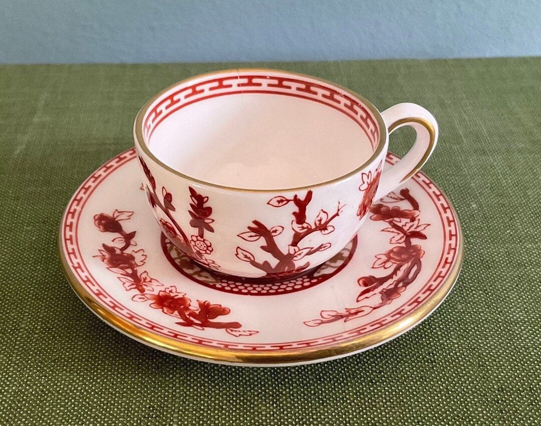 Vintage English Coalport Indian Tree Miniature Fine Bone China Teacup ...