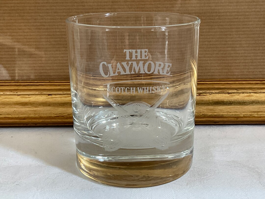 Vintage Claymore Scotch Whisky Tumbler, Crossed Swords Logo - Etsy