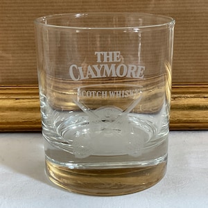 Vintage Claymore Scotch Whisky Tumbler, Crossed Swords Logo - Etsy