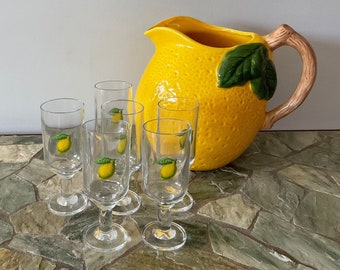 Limoncello Glasses - Etsy